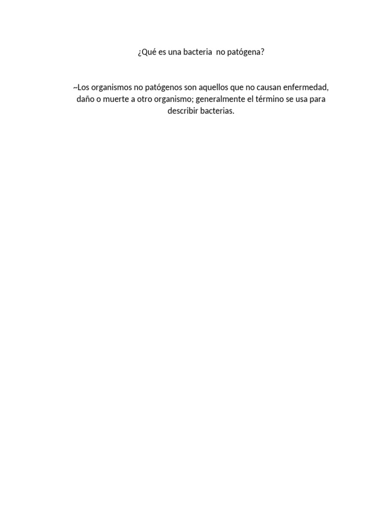 Bacteria Patogena | PDF