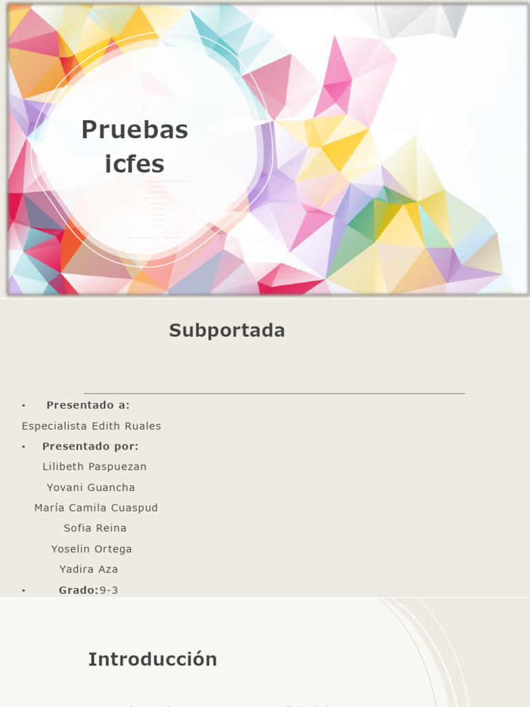 Presentación Icfes | PDF