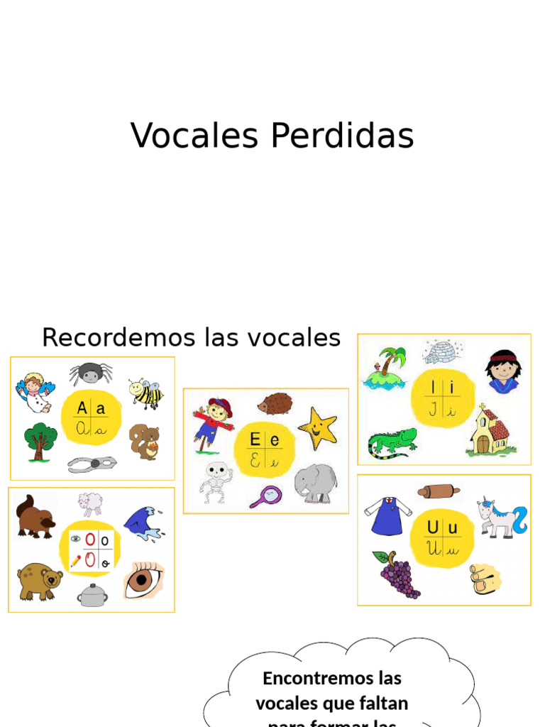 Vocales Perdidas | PDF