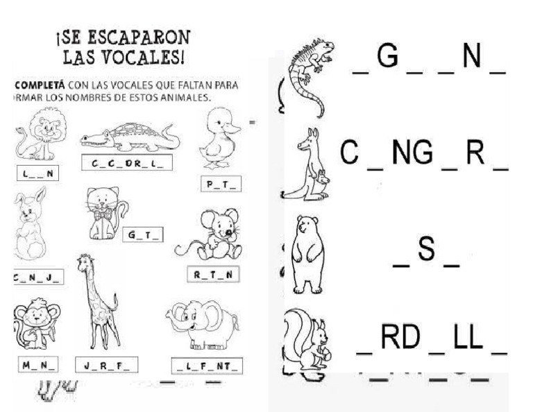 vocales perdidas | PDF