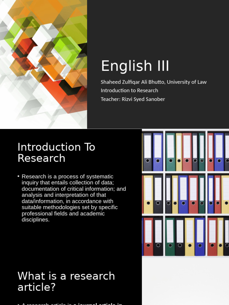 Introduction To Research | PDF | Methodology | Epistemology