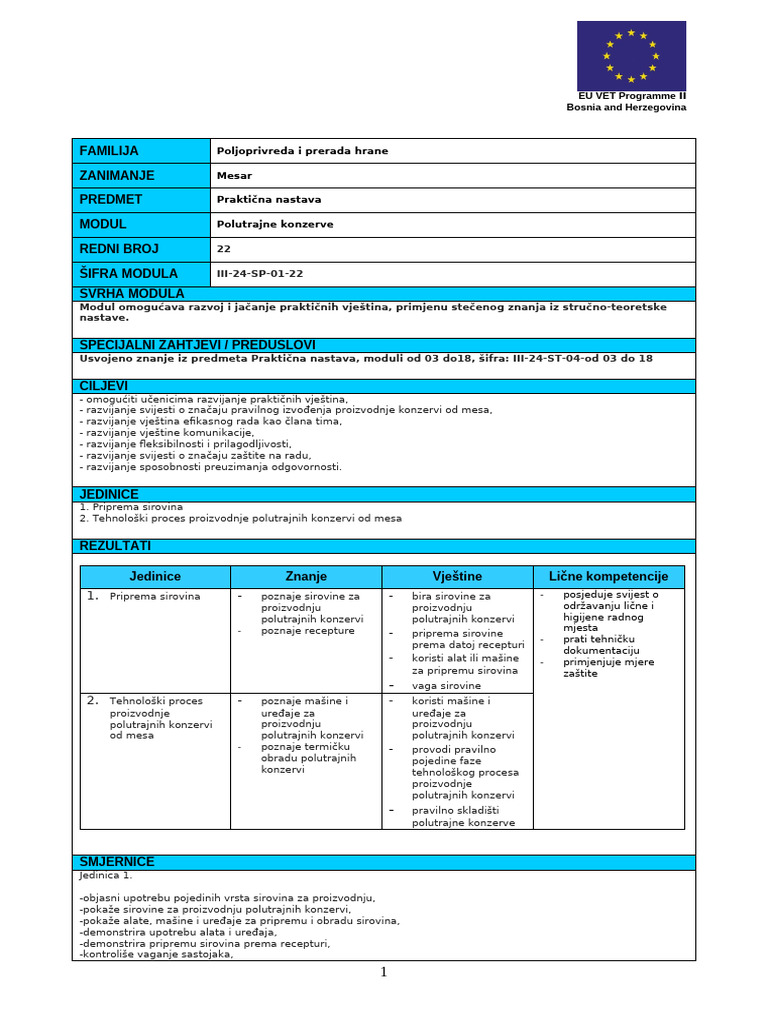 Polutrajne Konzerve | PDF
