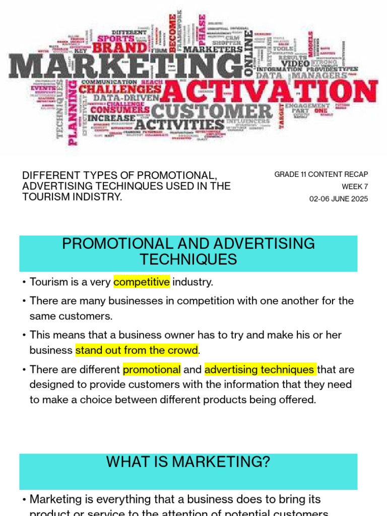 Different Types of Promotional Techniques | PDF | Marketing | Advertising