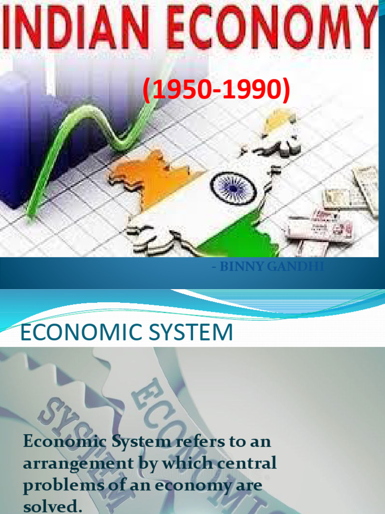 Indian Economic System Overview (1950-1990) | PDF | Tariff | Agriculture