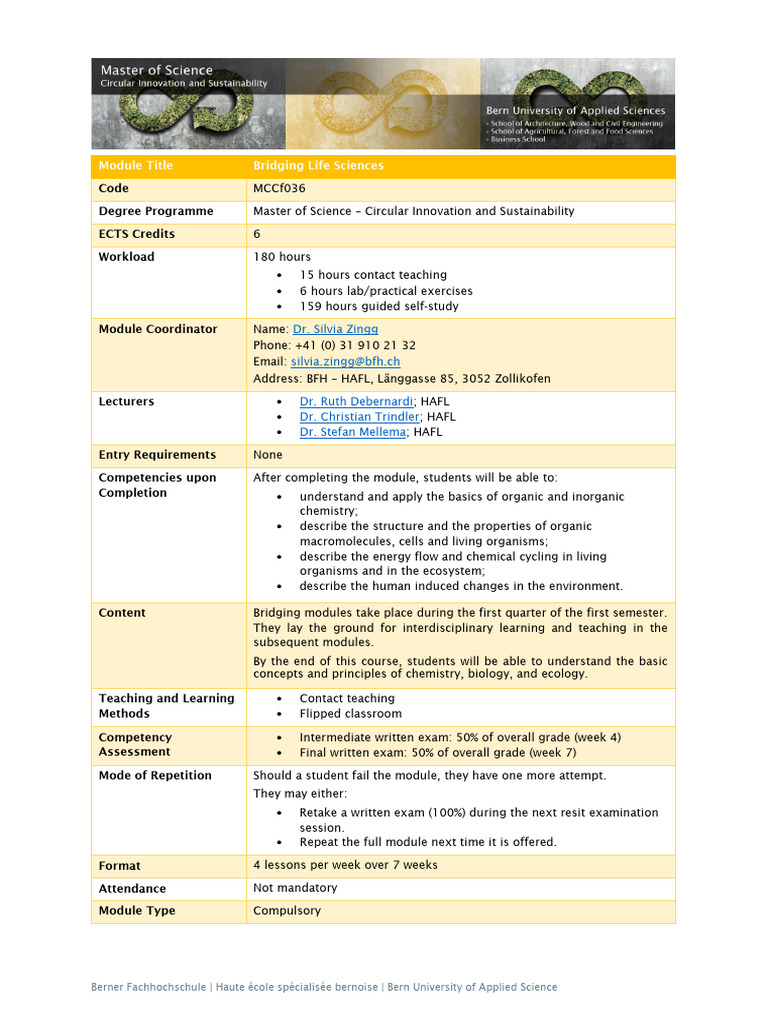 MD MCCf036 Bridging Life Sciences 24 25 | PDF | Science