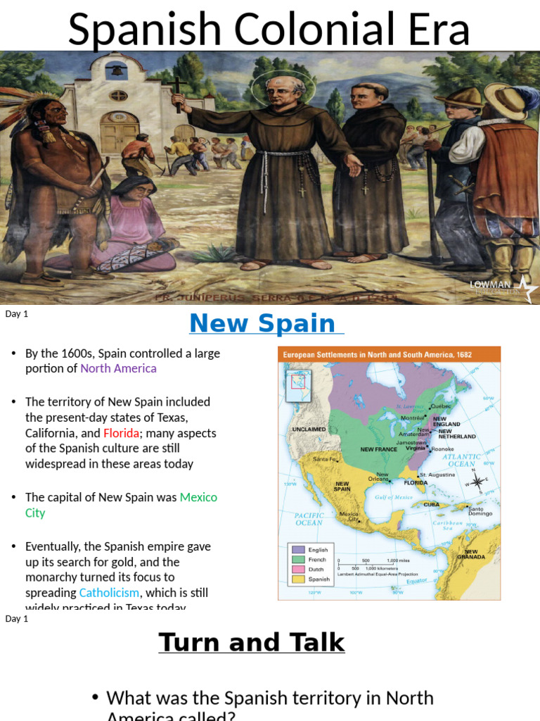Spanish Colonial. Lesson. SS. 7th Grade | PDF | New Spain | Former ...