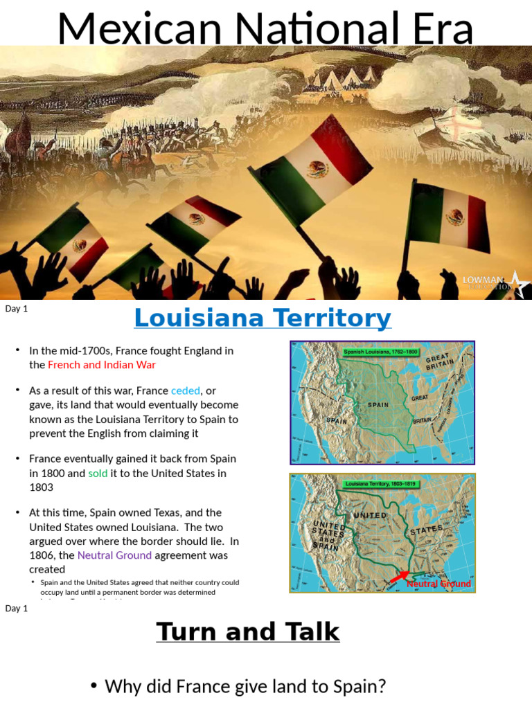 Mexican National. Lesson. SS. 7th Grade | PDF | Mexican Texas | New Spain