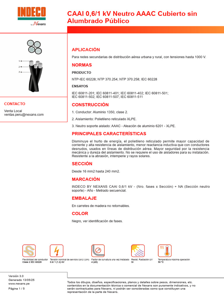 CAAI | PDF | Aislador (Electricidad) | Conductor electrico