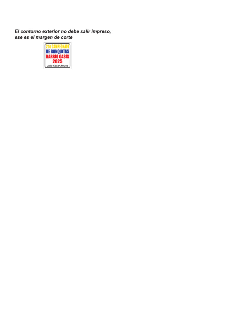Sticker Medalla | PDF
