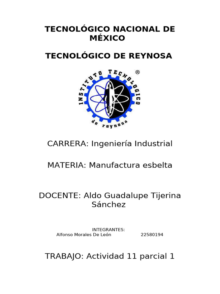 Actividad 11 Parcial 1 | PDF | Business