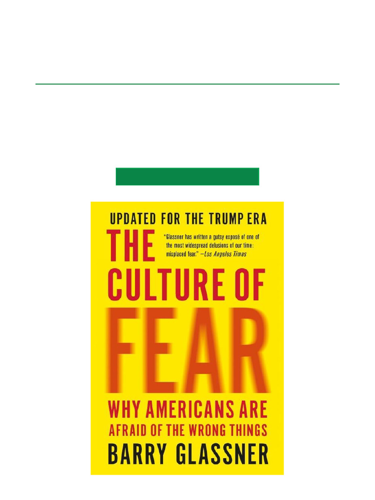 Culture of Fear in America | PDF