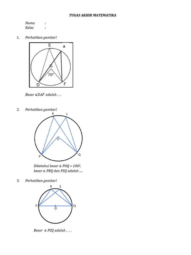 Latihan Soal Asat Agnes | PDF