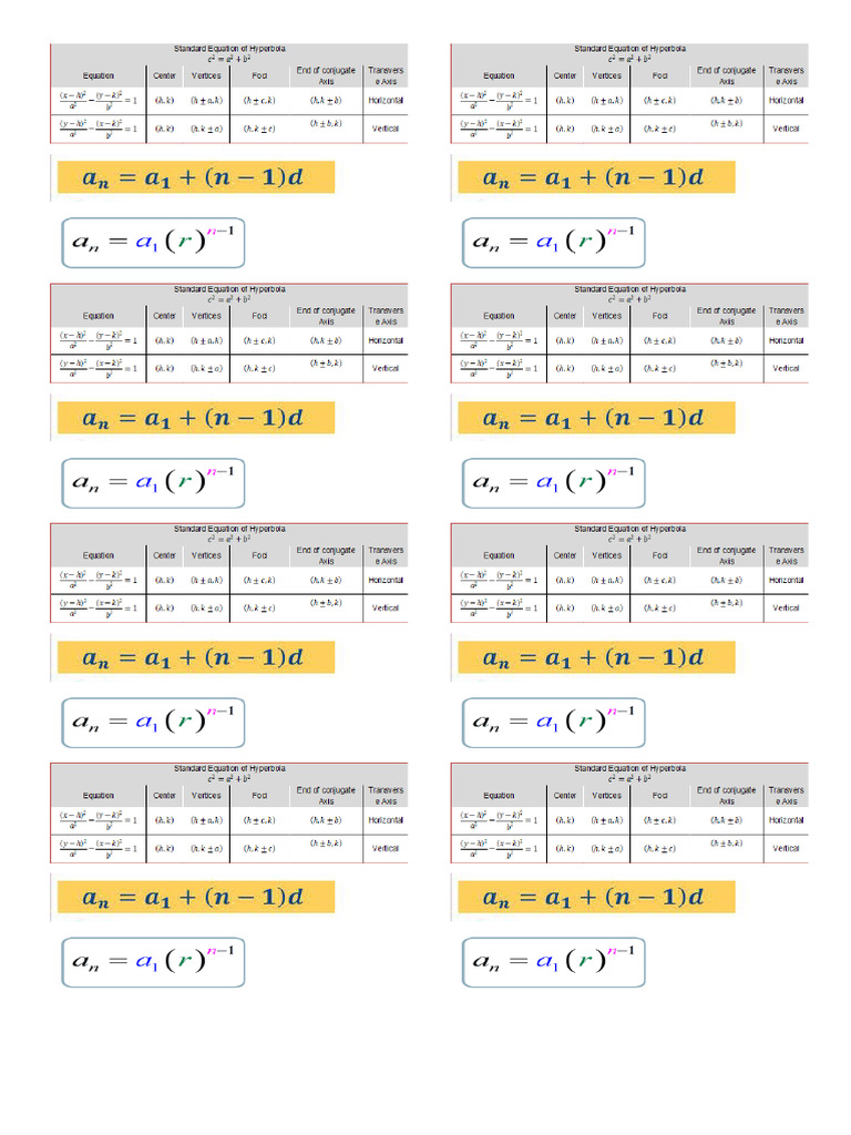 Precal FORMULA1 | PDF