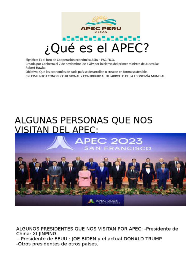 Qué Es El APEC | PDF