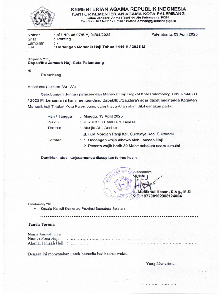 Undangan MANASIK KUA | PDF