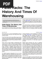 Pallet Positioning for Warehouse Safety | PDF | Pallet | Warehouse