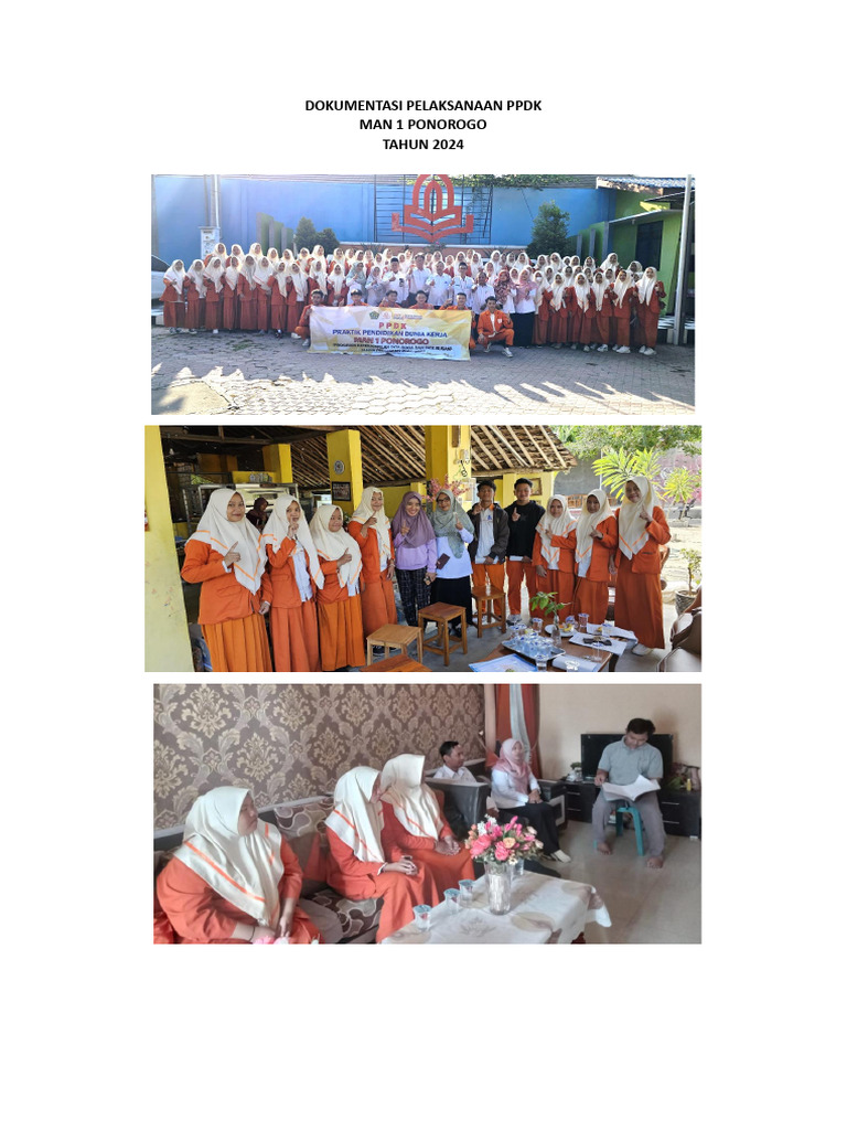 Dokumentasi Pelaksanaan PPDK | PDF