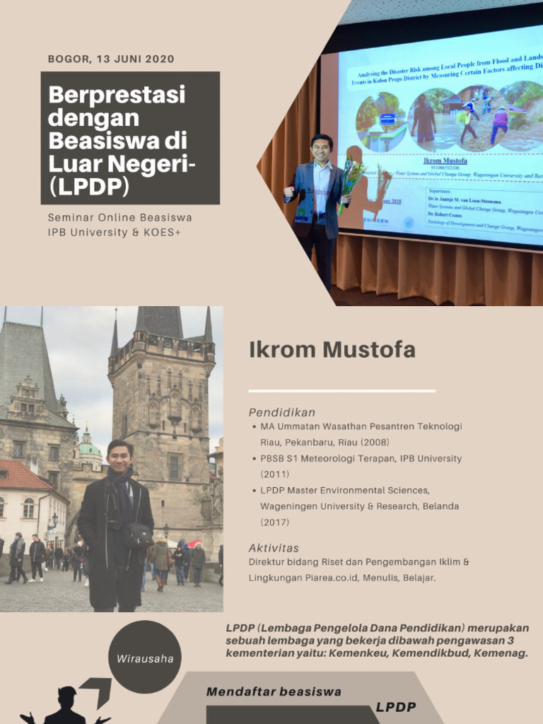Presentasi - Ikrom - IPB& KOES+ | PDF