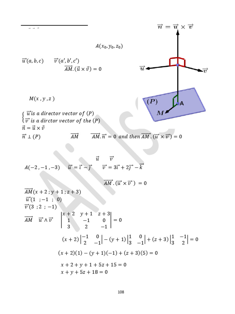 Chapter-12 - Planes and Lines | PDF | Sphere | Equations