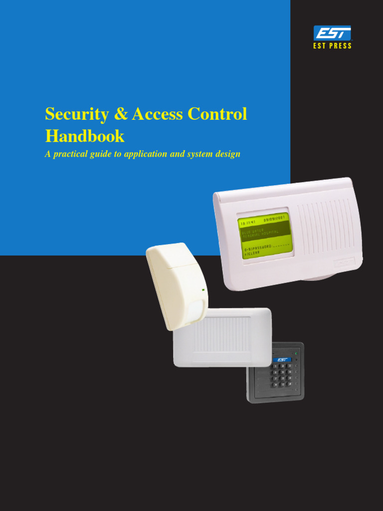 EST EST3 v1.0 Security and Access Control Handbook | PDF | Switch | Door
