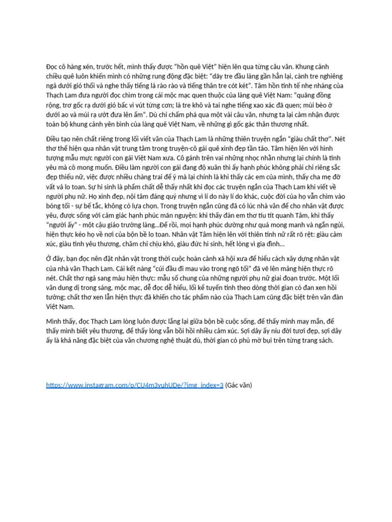 Cô Hàng Xén | PDF