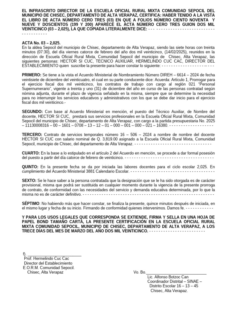 Acta Eorm Lomas 2025 | PDF