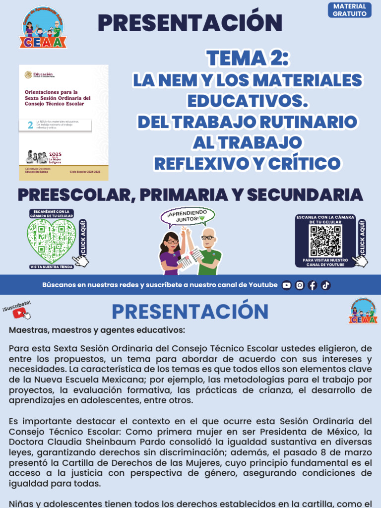 Presentacion Tema 2 | PDF | Enseñando | Maestros
