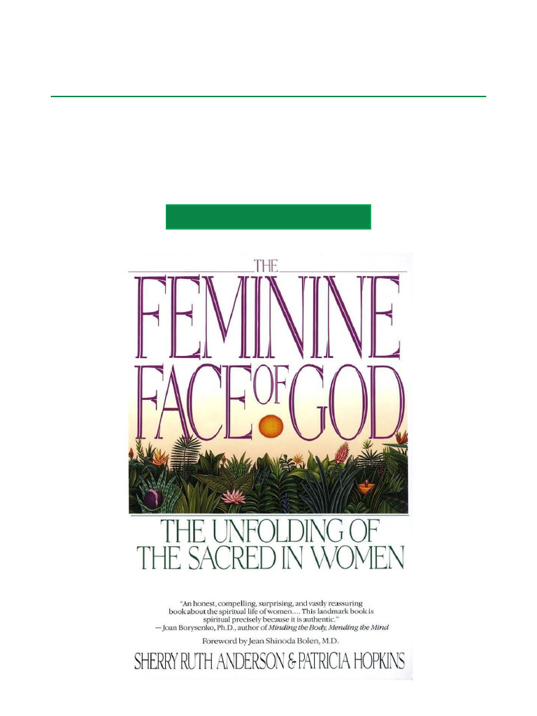 Expert Pick The Feminine Face of God The Unfolding of The Sacred in ...