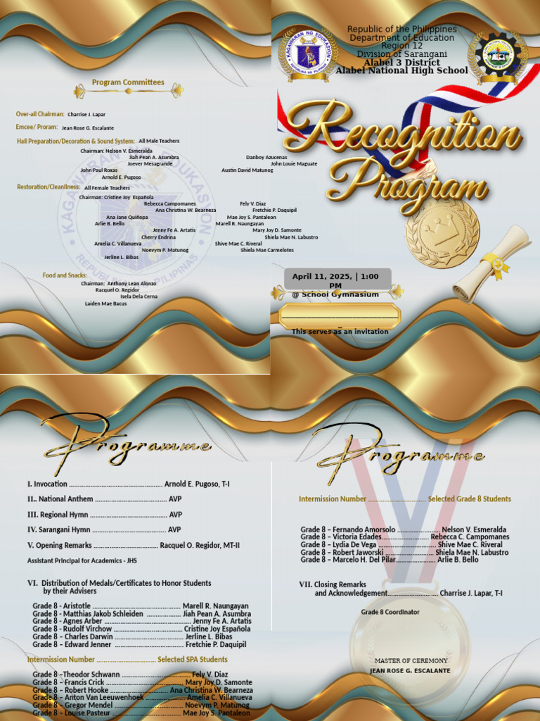 Recognition Programme | PDF