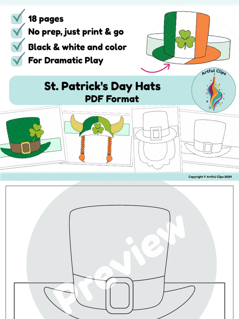 ST Patricks Day Hats | PDF