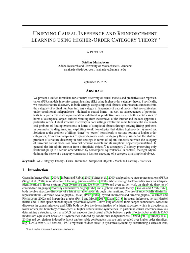 A Template For The Arxiv Style - David S. Hippocampus, Elias D. Striatum | PDF | Topology ...