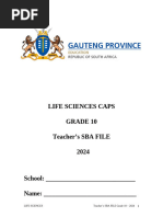 Grade 12 Life Sciences SBA 2025 Guide | PDF
