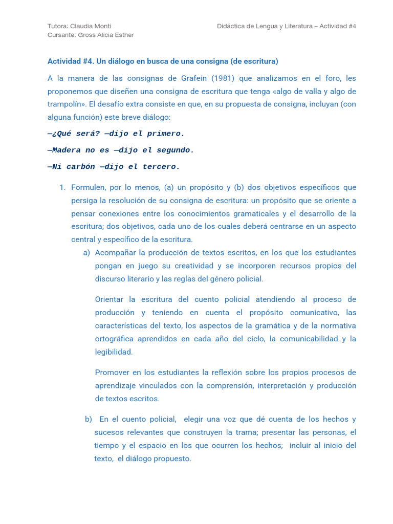 Gross Alicia Act#4 | PDF | Cuentos | Gramática
