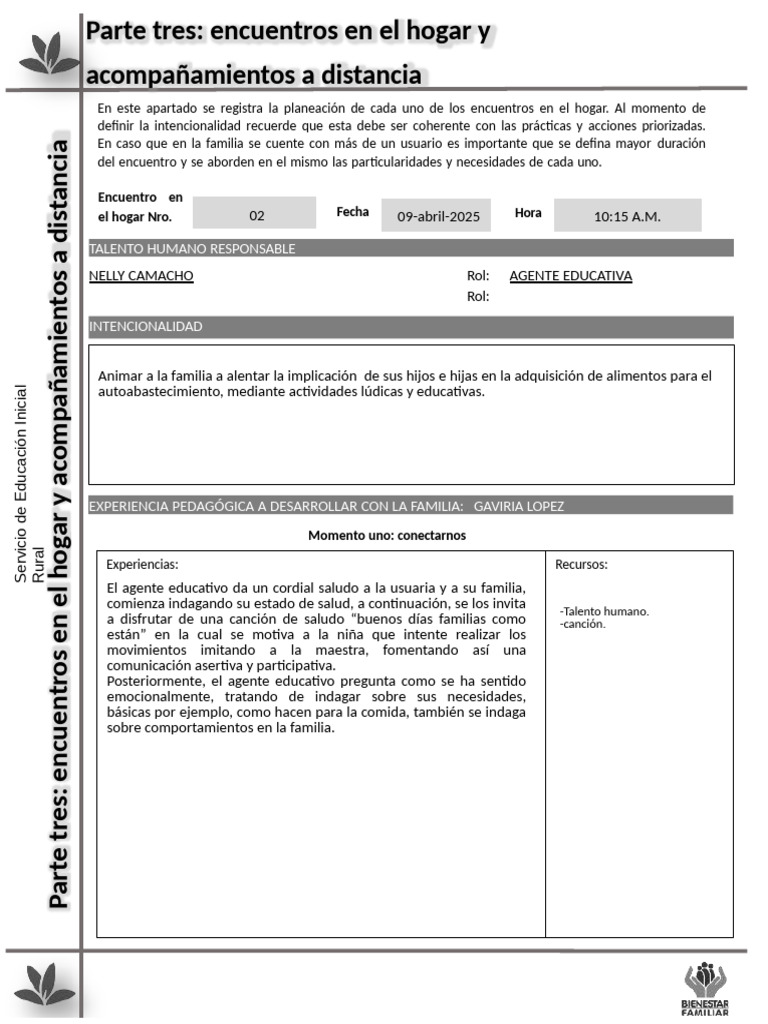 Ariana Isabella Gaviria Lopez | PDF | Educación de la primera infancia ...