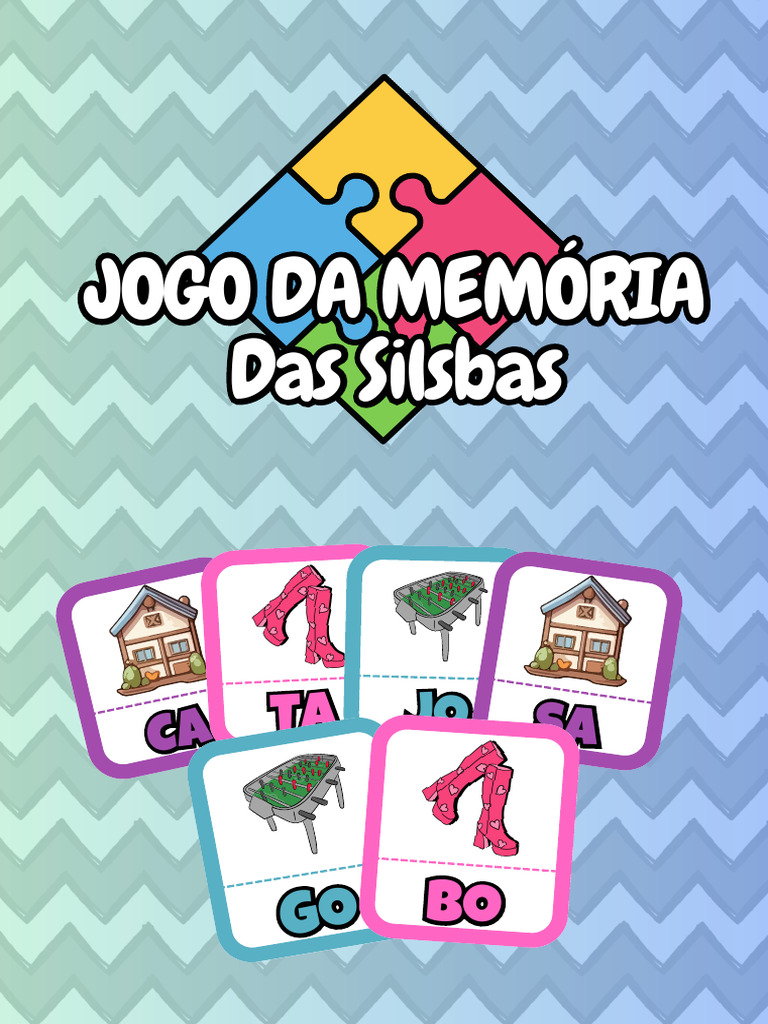 Jogo Da Memória Das Sílabas | PDF