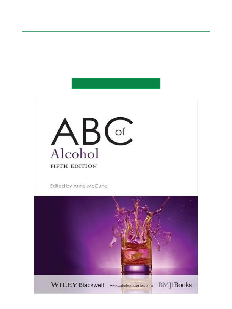 ABC of Alcohol 5th Edition Download | PDF
