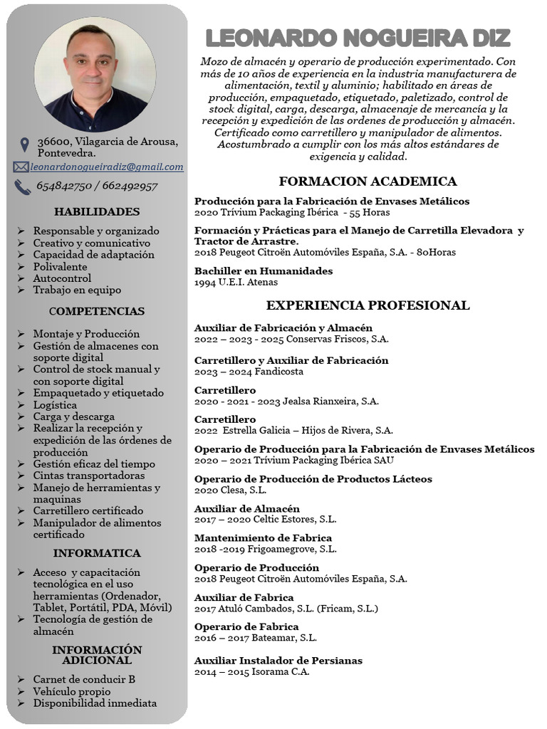 CV Leonardo Nogueira | PDF