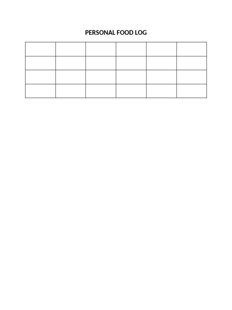 Personal Food L-Wps Office | PDF