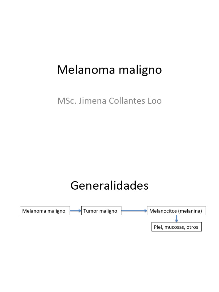 Melanoma Maligno: Riesgos y Diagnóstico | PDF | Melanoma | Cáncer