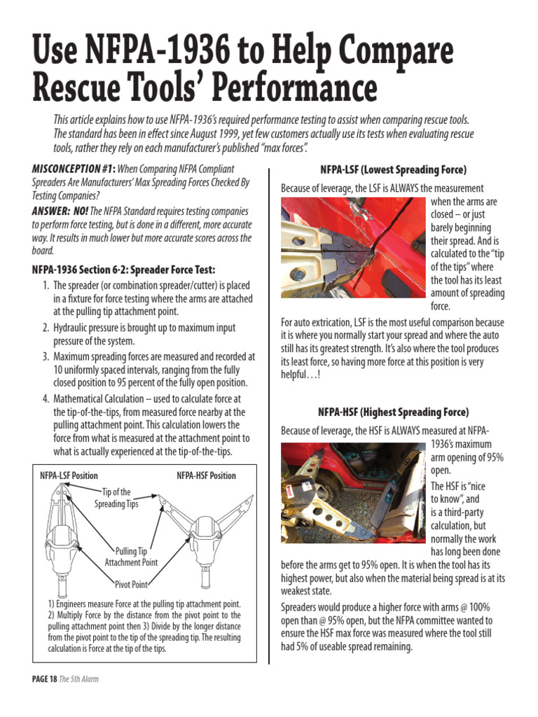 Use NFPA To Compare Performance | PDF | Force | Mechanical Engineering