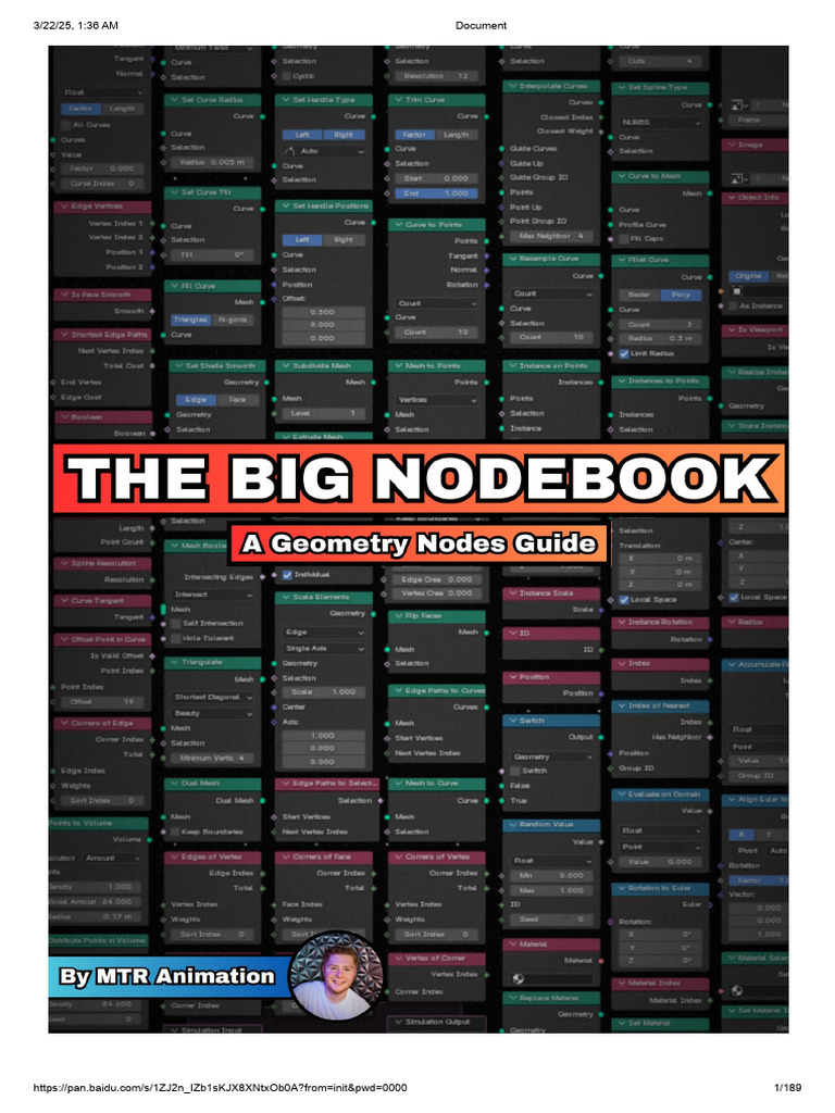 The Big NodeBook v1 MTR Animation. | PDF