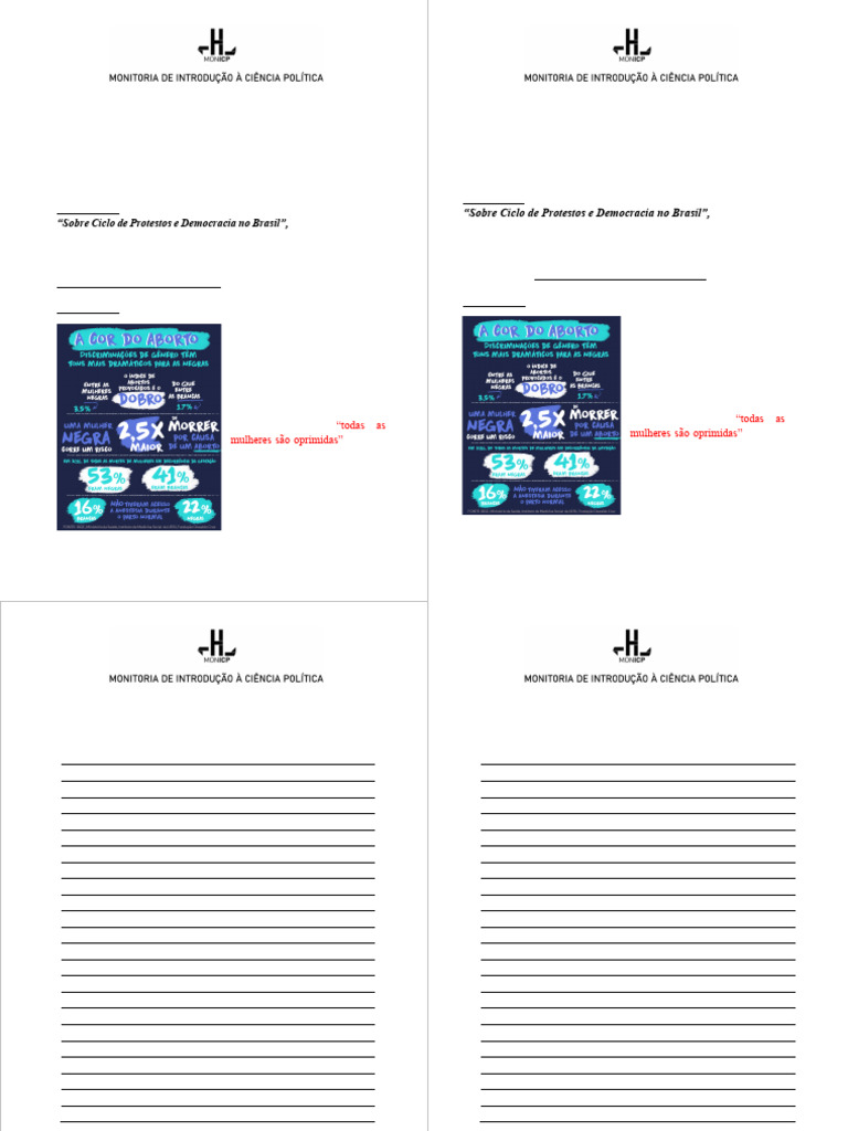 Controle 04 - T06 | PDF | Interseccionalidade | Feminismo