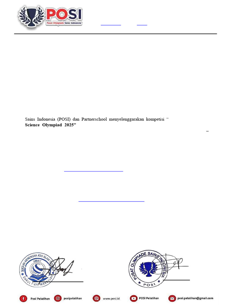 Surat Undangan KOMPETISI DAFI Makassar SO 2025 | PDF