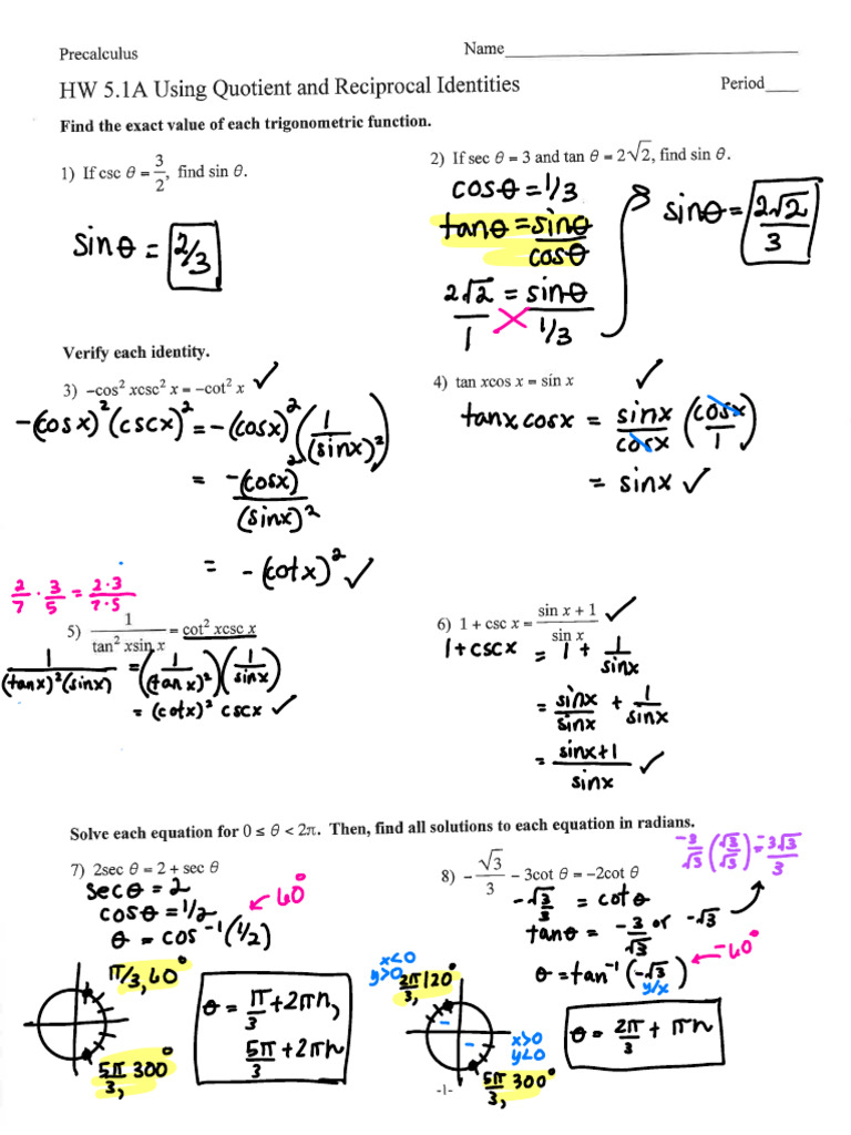 Key+Ch 5+HOMEWORK | PDF
