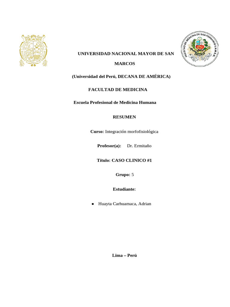 Resumen CC1 | PDF | Isquemia | Hipertensión