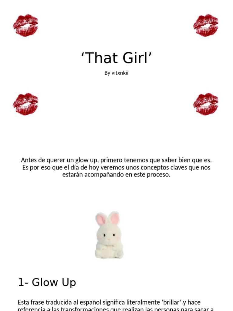 Conceptos That Girl - 020018 | PDF