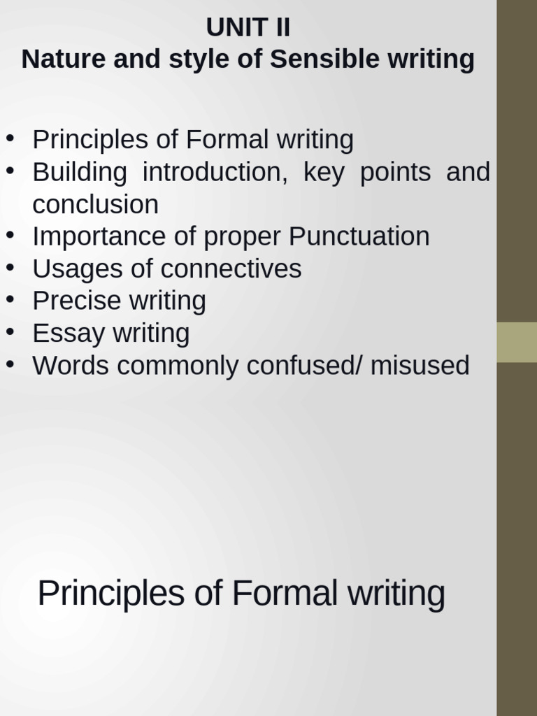 Unit 2 - Sensible Writing | PDF | Sentence (Linguistics) | Earthquakes