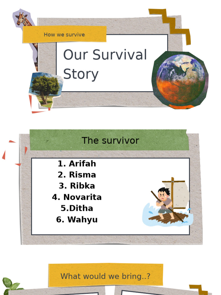 Survival Adaptation Science Presentation Cut Out Style - 20250502 ...