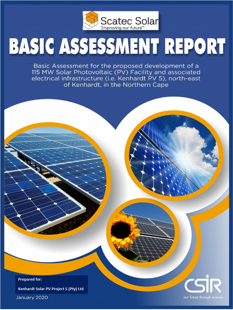 01 - Scatec Kenhardt Phase 2 - PV5 - DBAR - Main Report | PDF | Risk ...