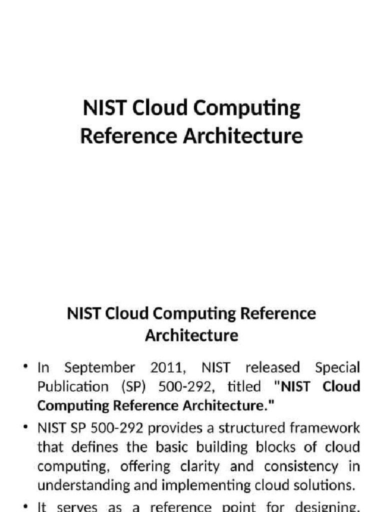 1.2 NIST Reference Architecture | PDF